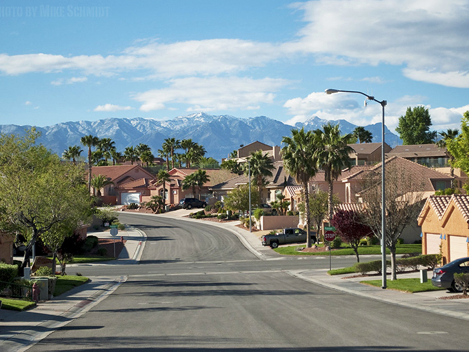 Those mountains rising behind palm-lined streets prove the American Dream still exists somewhere, and housing costs won't bankrupt you.