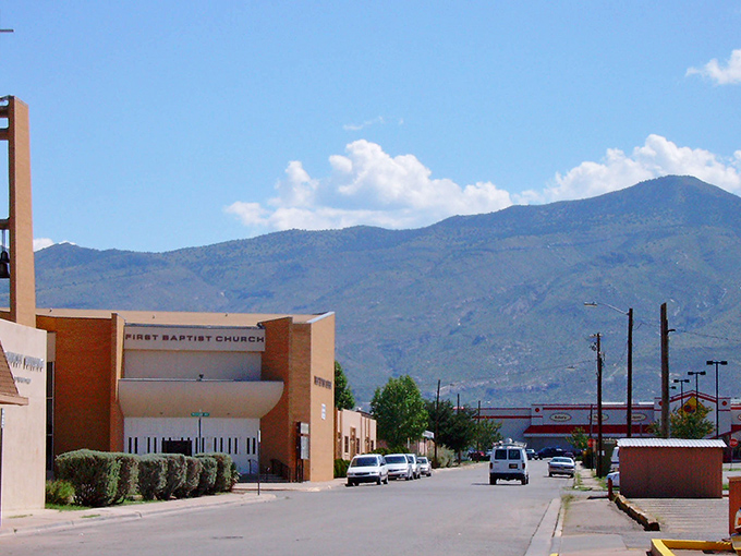 The Sacramento Mountains create a dramatic backdrop to everyday life in Alamogordo, nature's version of a million-dollar view at bargain prices.