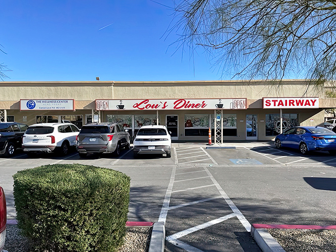 Strip mall chic never looked so inviting &ndash; that "OPEN" sign might as well say "Your New Favorite Place."