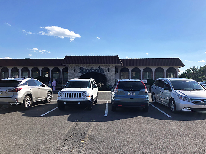 Zoto&rsquo;s Diner, with its sturdy stone walls and burgundy roof, proves comfort food is always worth the stop.