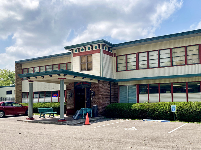 The unassuming exterior hides a treasure trove within&mdash;like finding out your quiet neighbor collects vintage motorcycles and Faberg&eacute; eggs.