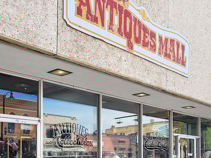 That vintage sign isn't just advertising &ndash; it's practically begging you to come lose track of time inside.