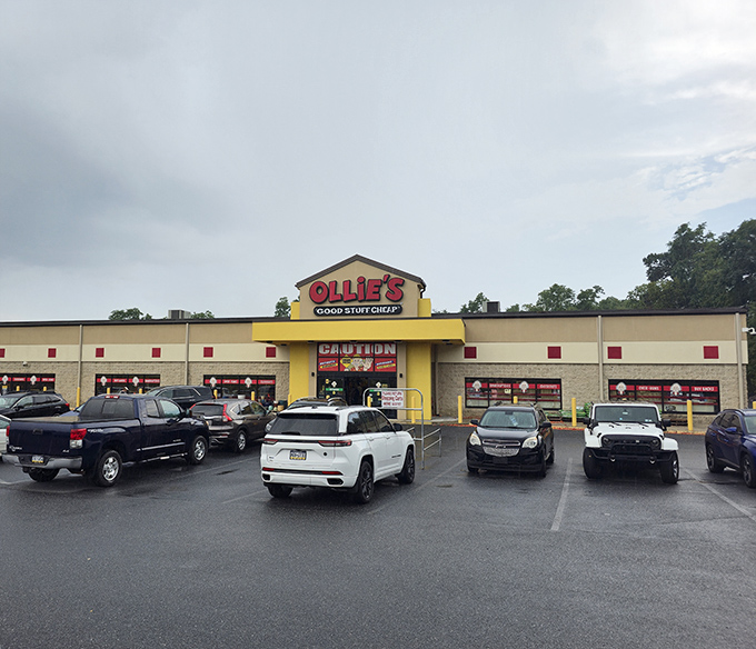 The iconic yellow and red storefront beckons bargain hunters like a retail lighthouse, promising treasures within that won't break the bank.