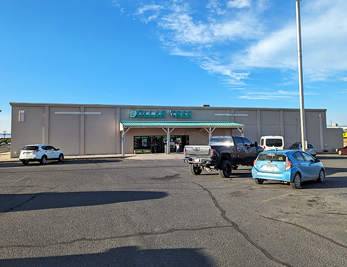 The unassuming exterior of Helena's Dollar Tree stands like a budget-friendly oasis in the Montana landscape, promising treasures that won't break the bank.