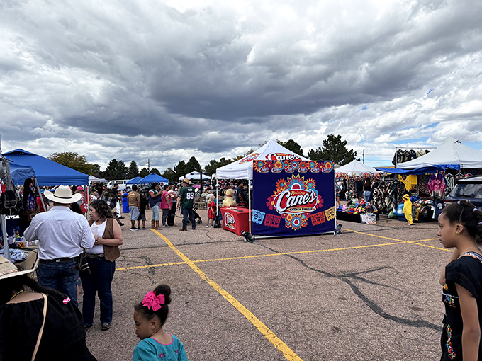 The Colorado Springs Flea Market unfolds beneath Pikes Peak, where treasure hunters wander rows of canopies under Colorado&rsquo;s endlessly dramatic sky.