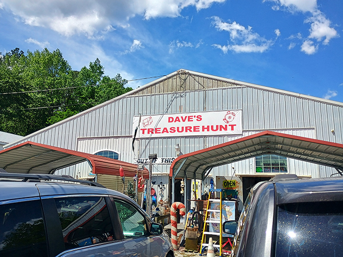 The silver-sided treasure chest of Dave's beckons with its red awnings &ndash; like a Vegas casino for bargain hunters instead of gamblers.