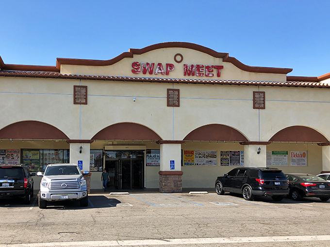The unassuming exterior hides a treasure trove within. Like finding a portal to another dimension disguised as a strip mall in Perris.