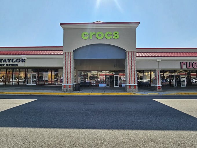 Under the Georgia sun, the Crocs store at Tanger Outlets Locust Grove stands ready to welcome shoppers hunting for comfort and color.