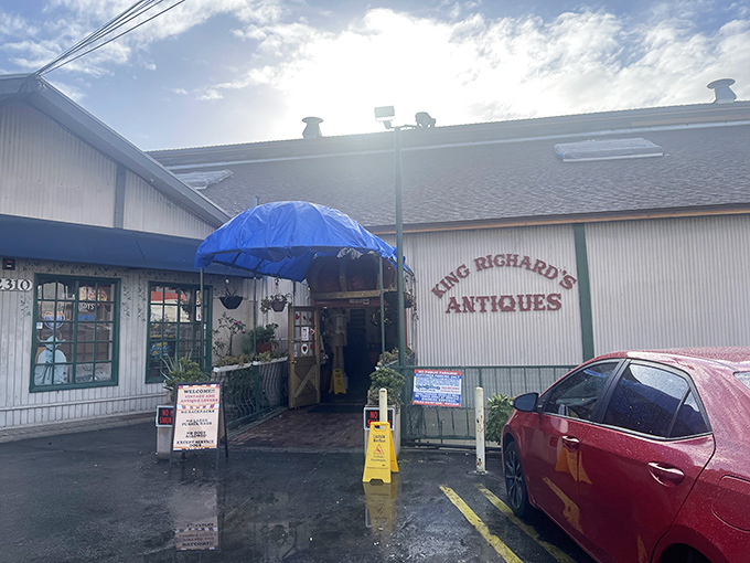 The unassuming exterior of King Richard's belies the treasure trove within&mdash;like finding the world's greatest garage sale disguised as a modest building.