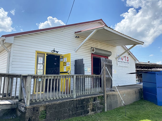 The unassuming exterior of N.U.T.S. is like a book with the most fascinating story hiding behind its cover.