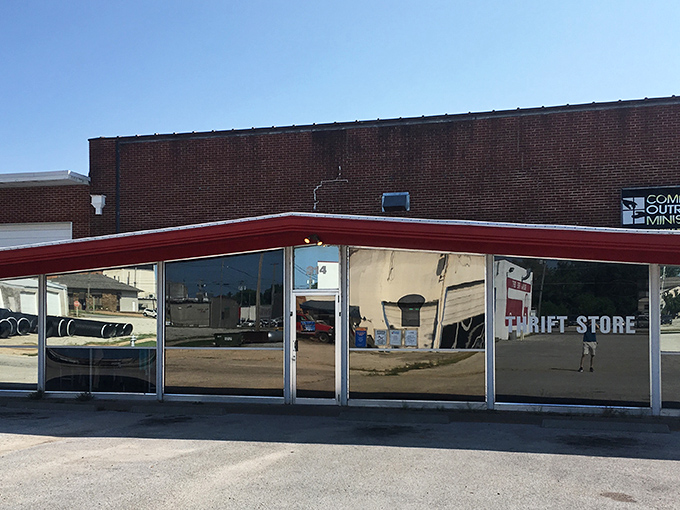 The unassuming blue awning of Compassion Thrift beckons bargain hunters like a siren call to sailors of savings. Downtown Bolivar's best-kept secret awaits.