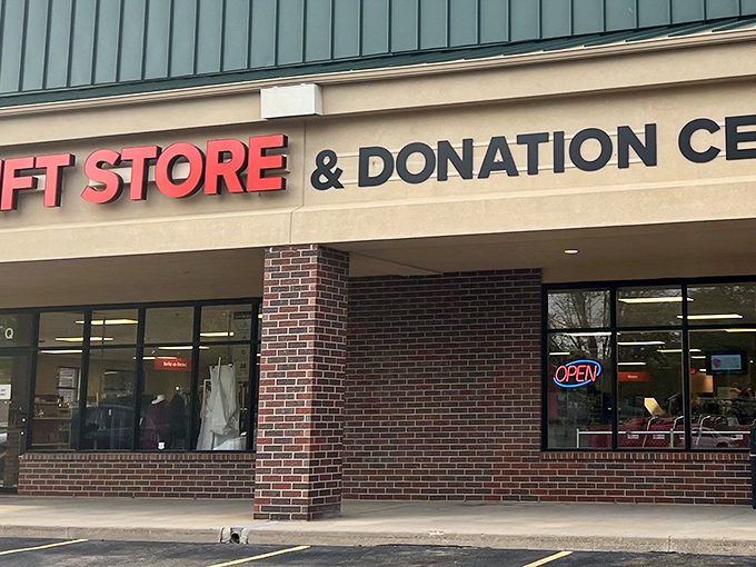The distinctive green roof and Salvation Army shield have become symbols of hope for both budget shoppers and fashionistas with champagne taste on a root beer budget.