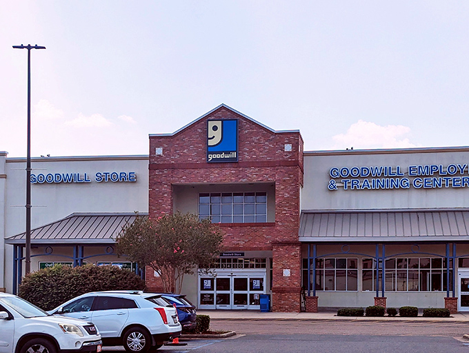 The brick facade of Goodwill on Tulane Avenue doesn't scream "retail paradise," but inside awaits a treasure hunter's dream where bargains multiply like Louisiana humidity.