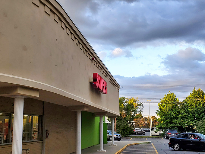 Approaching Savers feels like arriving at a secret club where the password is "thrift" and the reward is finding that perfect something.