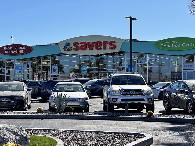 The bright Savers sign welcomes bargain hunters like a Vegas marquee promising jackpots, but these winnings come in the form of incredible deals.