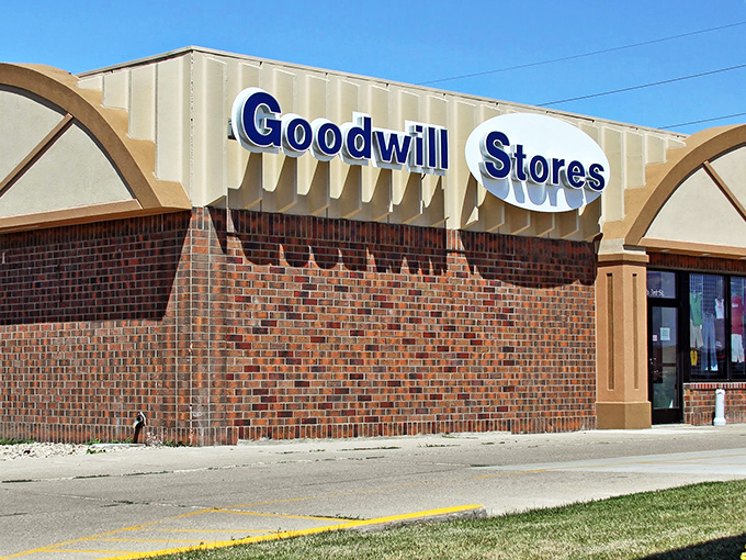 The brick-and-beige exterior might not scream "treasure trove," but behind those doors lies a bargain hunter's paradise waiting to be explored.