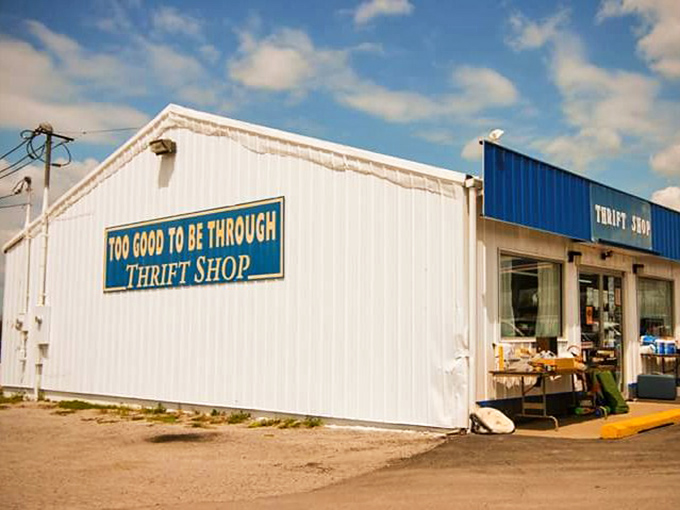 The unassuming exterior of Too Good To Be Through belies the treasure trove within. Like a poker player with a royal flush, it keeps its best cards hidden inside.