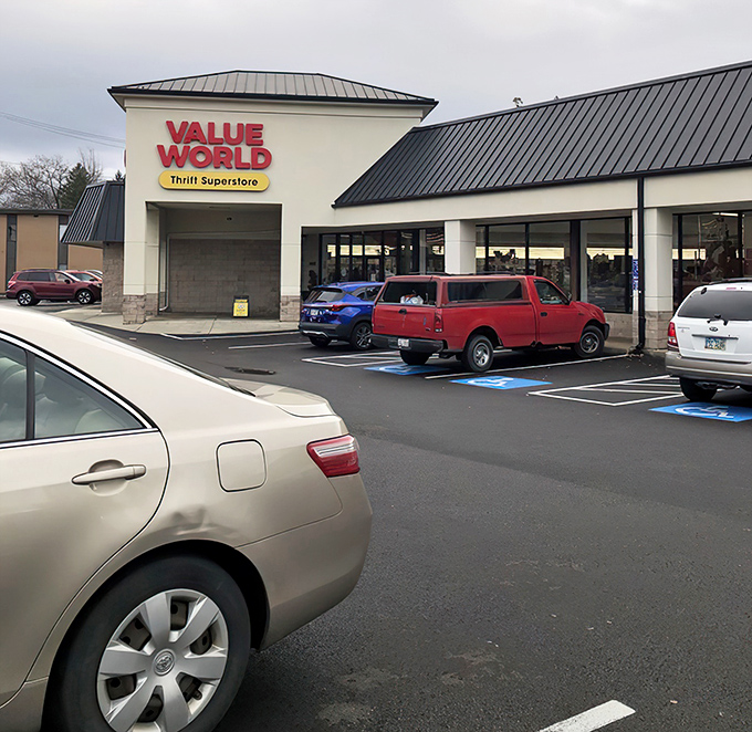 The entrance to Value World promises adventure &ndash; where your wallet stays fat and your shopping bags get fatter.