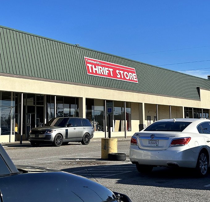 The green-roofed treasure chest of North Charleston beckons with its bold red signage&mdash;a siren call to bargain hunters and nostalgia seekers alike.
