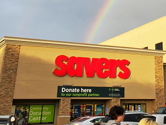 The iconic red Savers sign beckons like a lighthouse for bargain hunters. Your wallet can breathe easy while your home gets a stylish upgrade.