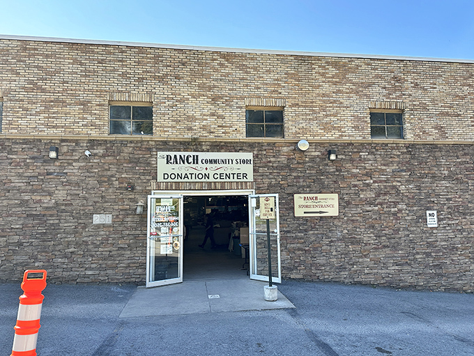 Delivery trucks regularly bring fresh donations, ensuring the inventory stays as dynamic as your grandmother's stories about "the good old days."