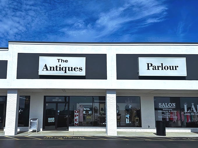 The Antique Parlour stands ready to transport you back in time, no DeLorean required.
