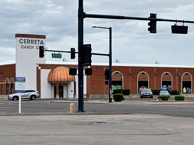 The iconic white facade and copper awning of Cerreta Candy Company stands like a beacon of sweetness in Glendale, beckoning chocolate lovers from miles around.