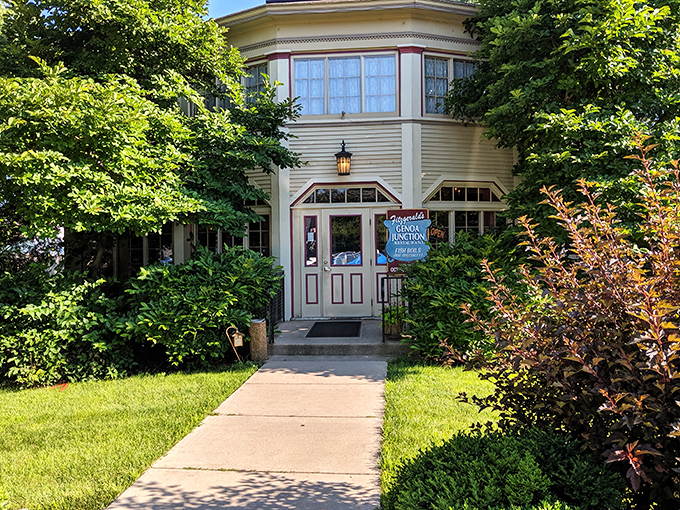 The stately Victorian charm of Fitzgerald's welcomes you like an old friend, promising comfort and deliciousness behind those inviting doors.