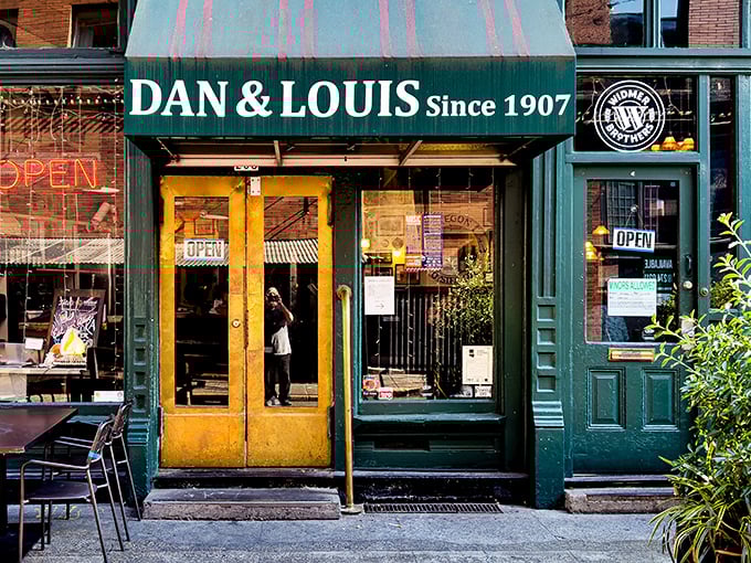 This unassuming green storefront has been luring seafood lovers into its maritime embrace for generations.
