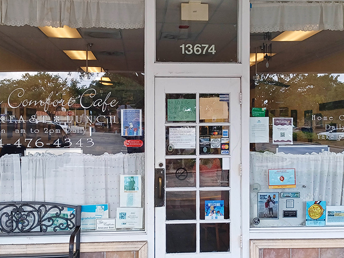 The unassuming storefront of Ally's Comfort Cafe proves once again that culinary treasures often hide in plain sight, nestled between everyday strip mall neighbors.