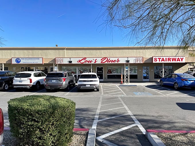 Strip mall chic never looked so inviting &ndash; that "OPEN" sign might as well say "Your New Favorite Place."