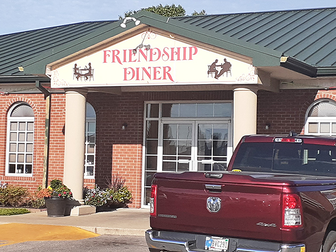 The unassuming brick exterior of Friendship Diner promises no frills, just honest-to-goodness food that'll make your taste buds stand up and applaud.