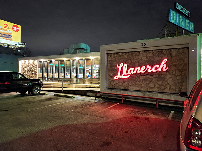 The neon glow of Llanerch's sign has been guiding hungry travelers to breakfast nirvana for decades. Like a lighthouse for pancake seekers!