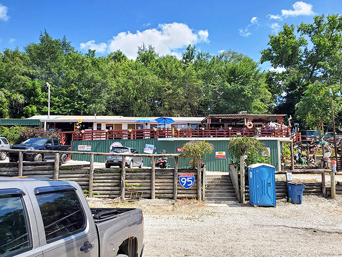 The unassuming green exterior of Tackle Box 2 promises no frills, just thrills for your taste buds. Ohio's hidden gems often wear the most modest disguises.