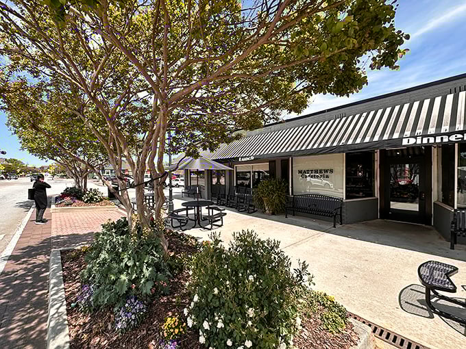 The unassuming exterior of Matthews Cafeteria in Tucker hides a Southern food paradise that's been drawing locals for generations.