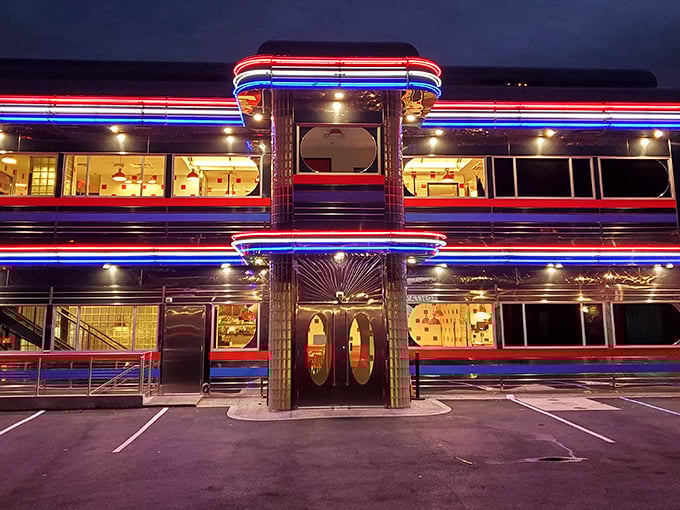 That chrome exterior isn't just for show—it's basically a beacon calling every hungry soul within a five-mile radius.