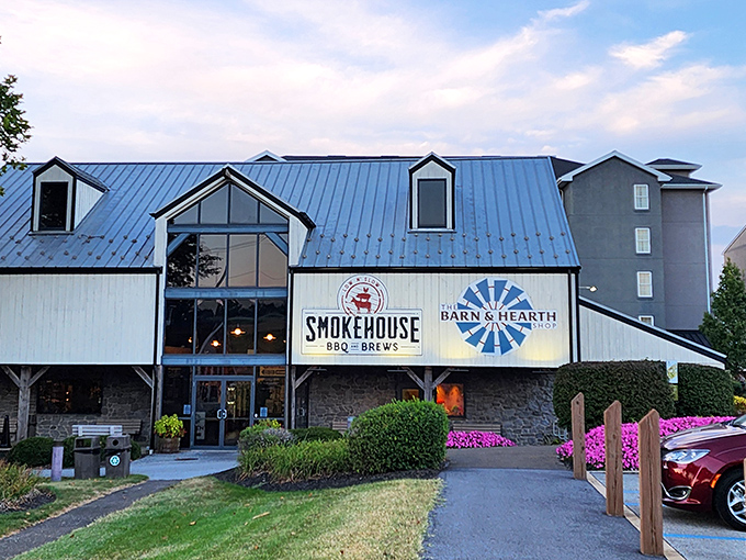 That blue metal roof isn't just for show&mdash;it's signaling to BBQ lovers that smoky paradise awaits inside this Lancaster County gem.