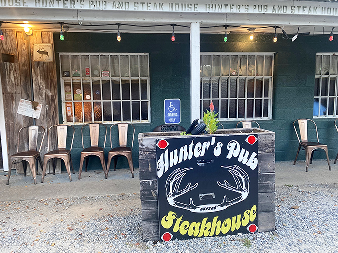 That rustic sign with antler artwork tells you everything you need to know &ndash; this place takes its meat seriously and its pretension lightly.