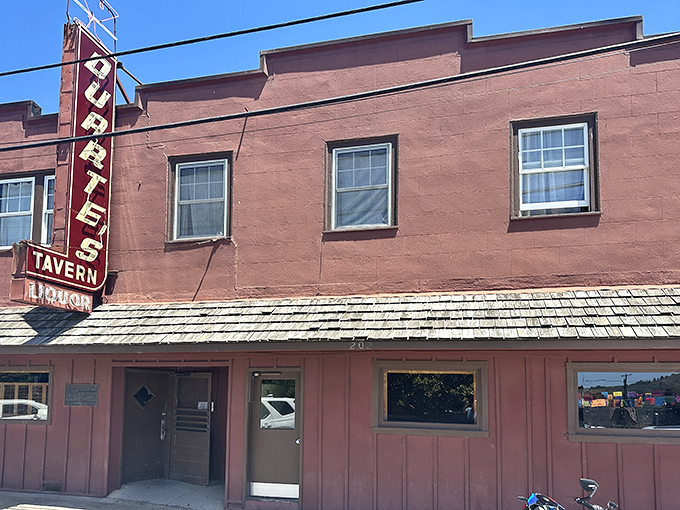 The deep red facade of Duarte&rsquo;s Tavern stands like a culinary beacon on Pescadero&rsquo;s main street, its vintage neon sign calling out to hungry travelers.