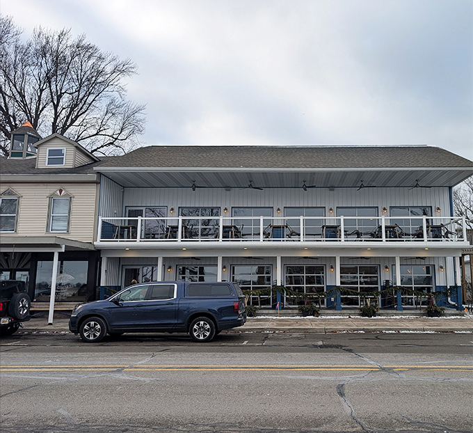 The unassuming exterior of Marine City Fish Company proves once again that the best seafood joints don't need fancy facades&mdash;just fresh fish and river views.