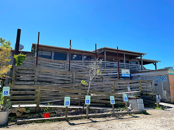 The weathered wooden exterior isn't trying to impress anyone&mdash;it's too busy housing some of the best seafood in South Carolina. Authenticity you can see.