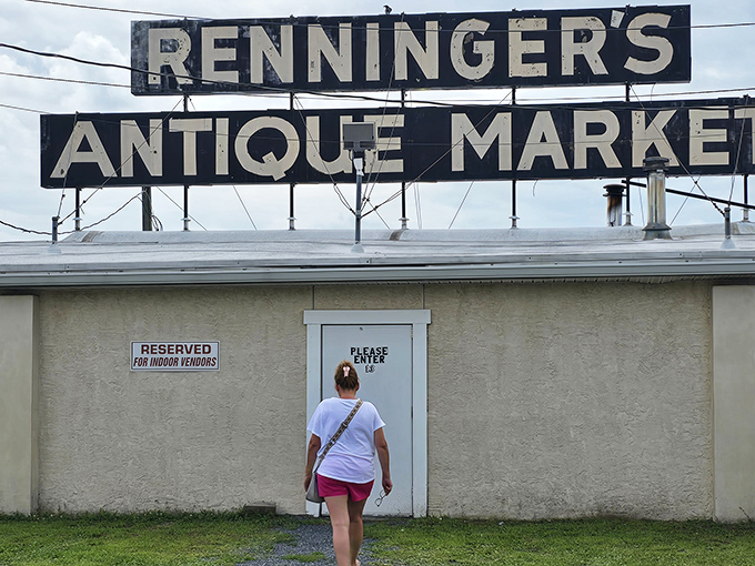 That moment when you realize you've found the motherlode of memories&mdash;Renninger's entrance beckons with the promise of discoveries inside.