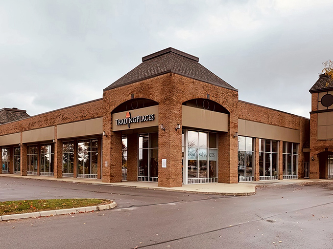 The unassuming brick exterior of Trading Places in Dublin hides a treasure trove of home furnishings waiting to transform your space without transforming your savings account.