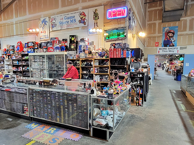 The Game Store MS booth is like a time machine for your inner child&mdash;vintage video games and collectibles that'll have you reaching for your wallet faster than an 8-bit hero.
