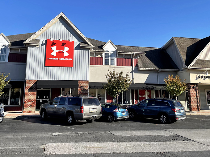 Under Armour stands tall like a retail general on this Gettysburg battlefield, where the only casualties are high prices and fashion indecision.