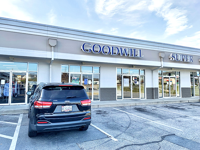 The blue-and-white beacon of bargain hunters everywhere, Goodwill's Jessup Superstore promises treasure hunting adventures that rival any antique road show.