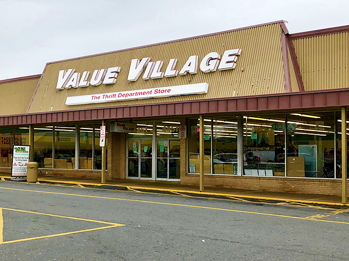 The unassuming storefront of Value Village/Value Thrift belies the treasure trove within. Like a Vegas casino, once you're inside, you'll lose all track of time.