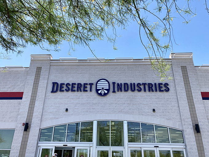 That iconic blue signage against the white facade&mdash;a beacon of hope for bargain hunters and the fiscally responsible everywhere.