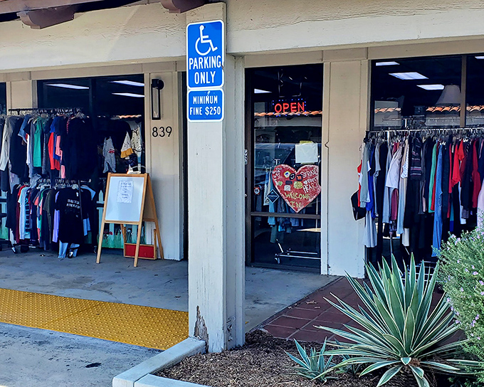 This modest thrift store may have a simple exterior, but behind the racks of secondhand clothes and friendly welcome signs lies a bargain hunter's paradise with rock-bottom prices.