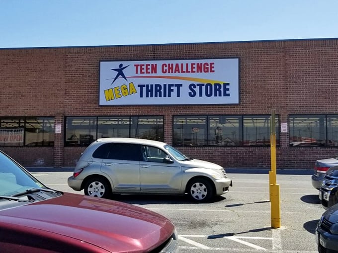 The bright blue sky seems to celebrate what awaits inside &ndash; a treasure hunter's dream where bargains stretch as far as the eye can see.